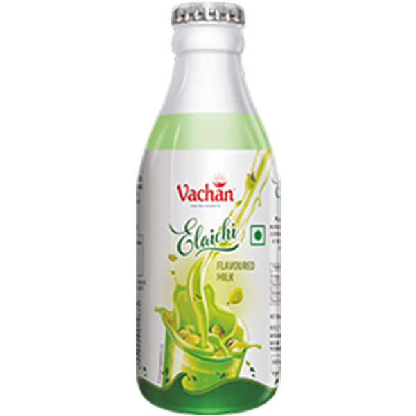 Vachan Flavoured Milk Elaichi – 145ml (Set of 6 Bottles) – Sarda Dairy